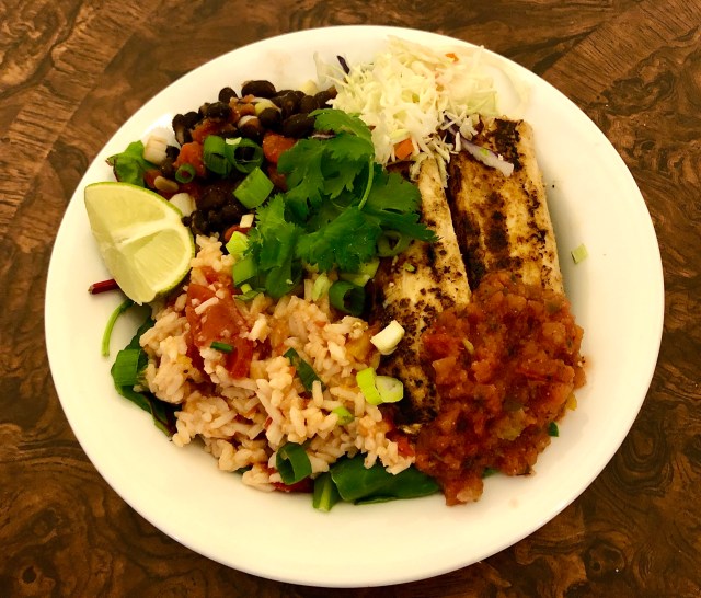 Deconstructed fish tacos. 7/13/21 | Omnivore
